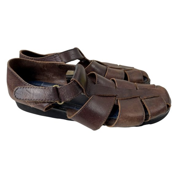 St. John's Bay | Shoes | St Johns Bay Mens Brown Leather Fisherman ...